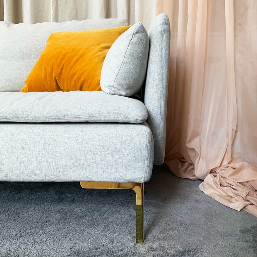 Ture 180 Graphite Green - Furniture leg in steel