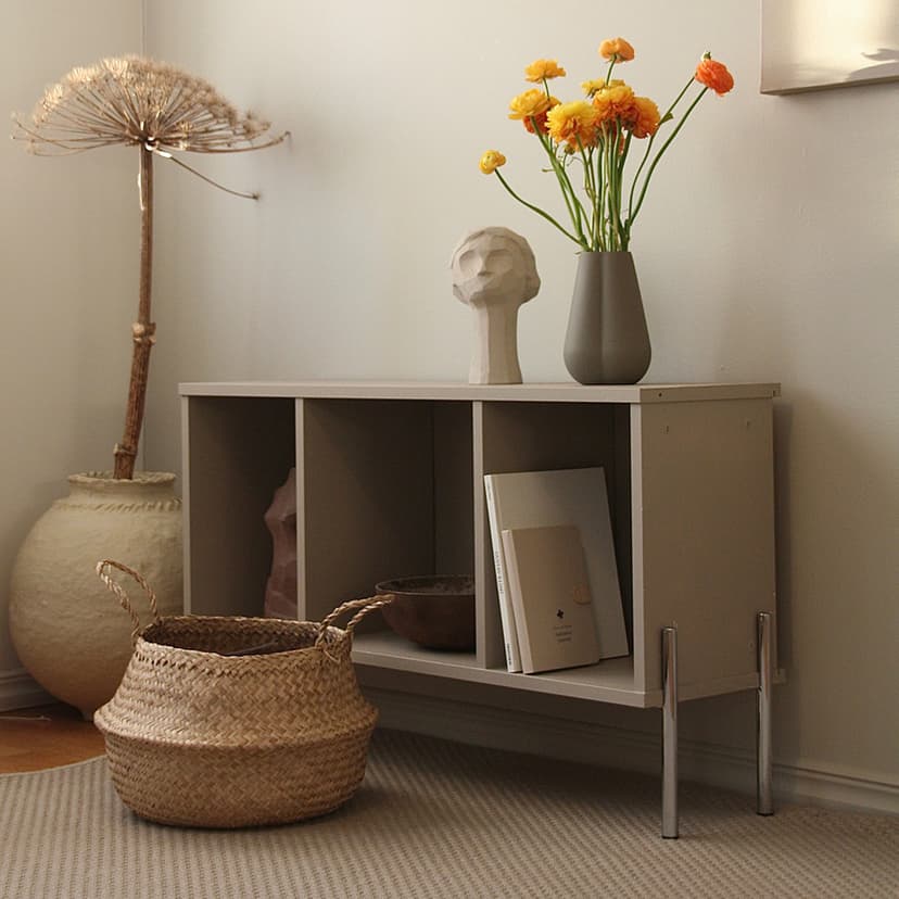 Hugo 160 Faded Sand - Möbelbein aus Stahl