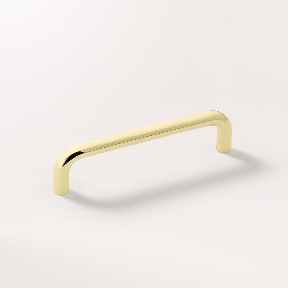 Ingeborg 100 Shiny Brass - Handle in steel