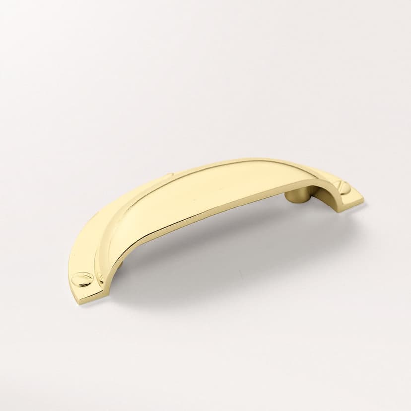August 100 Shiny Brass - Handle in aluminium