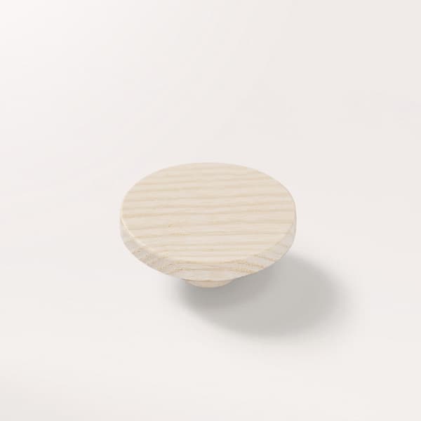 Lilian 40Ø Walnut finish - Knob in ash wood