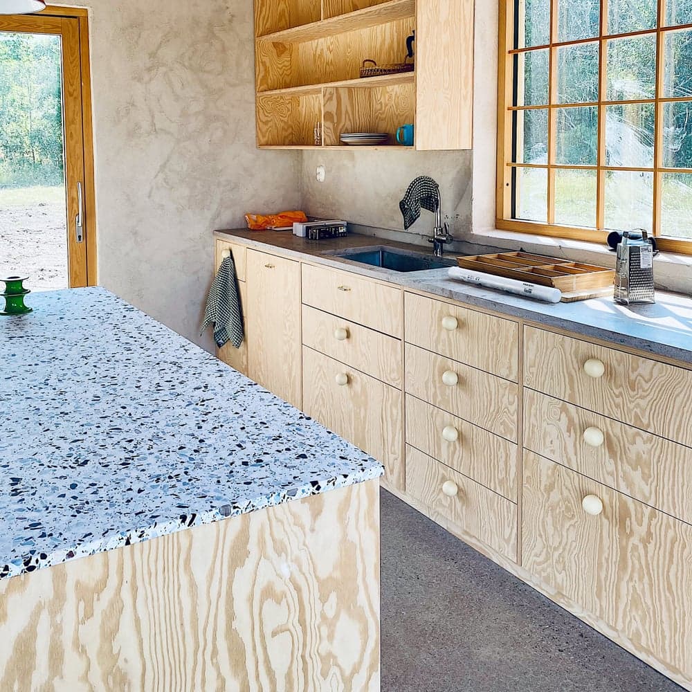 Big Bill 55Ø Black - Knopp i askträ