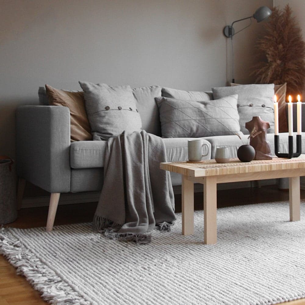 Dagmar 230 Black - Furniture leg in ash wood